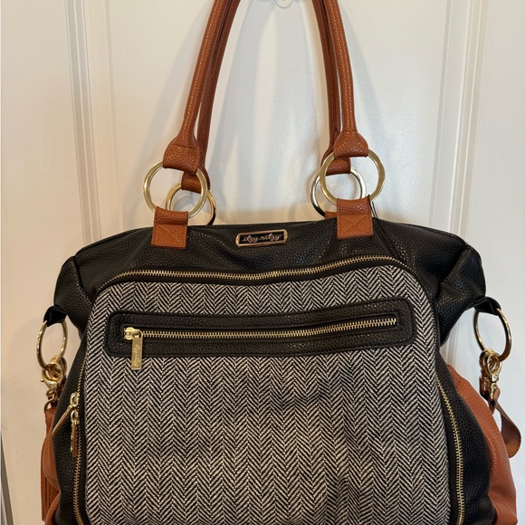 Itzy Ritzy | Bags | Itzy Ritzy Black And Brown Diaper Bag | Poshmark